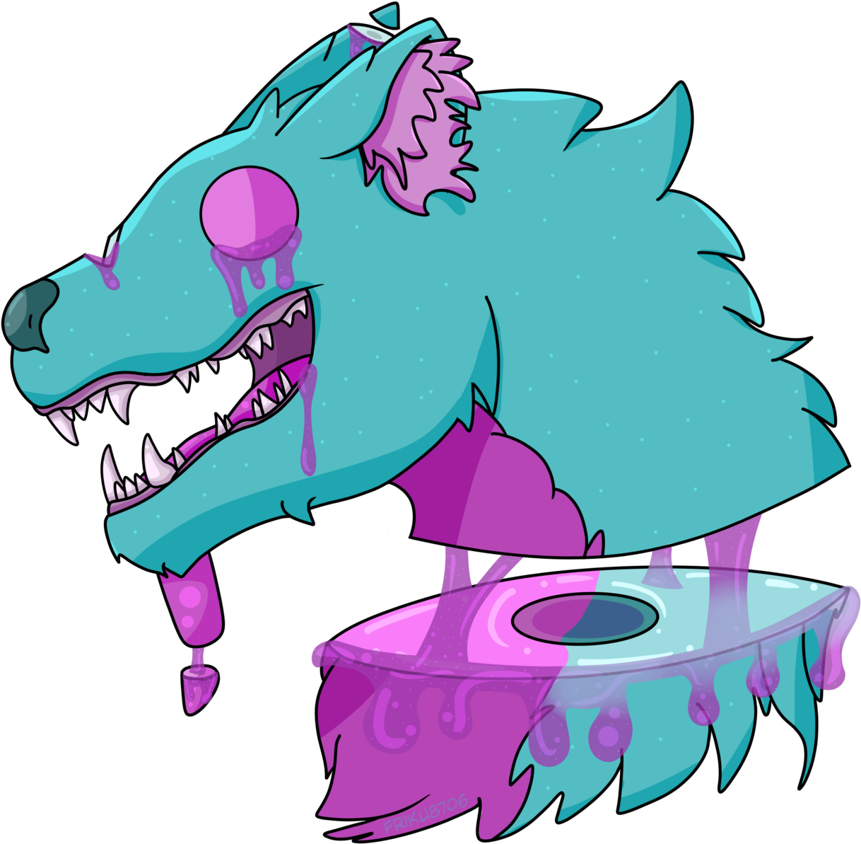 Candy Wolfie - Cartoon Clipart - Full Size Clipart (#4981849) - PinClipart