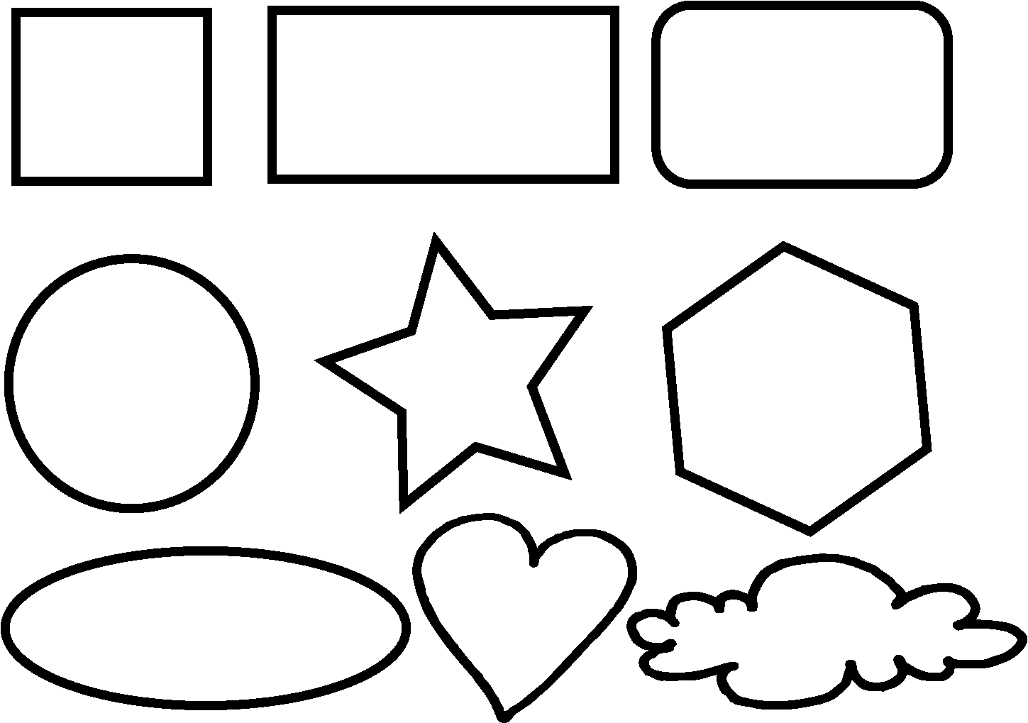 Basic Shapes Png - Shapes Doodles Png Clipart - Full Size Clipart ...