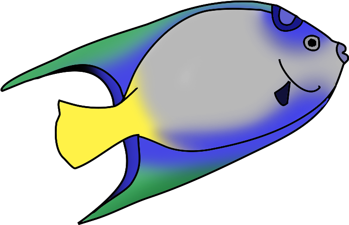 Colorful Fish Clip Art - Small Fish Clip Art - Png Download - Full Size ...