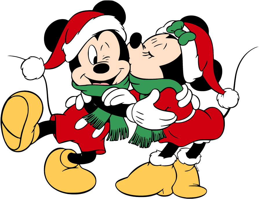 Mickey Christmas Clipart - Full Size Clipart (#4999261) - PinClipart