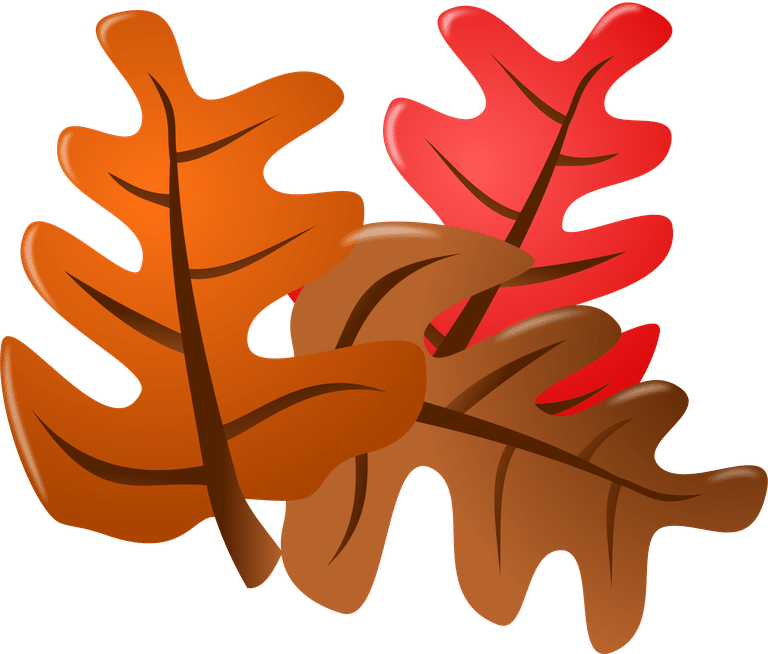 Brown Fall Leaves Clip Art - Png Download - Full Size Clipart (#4999352 ...