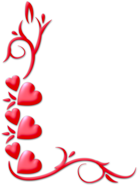 Download Valentine Clip Art Borders - Love Border Png Transparent Png ...