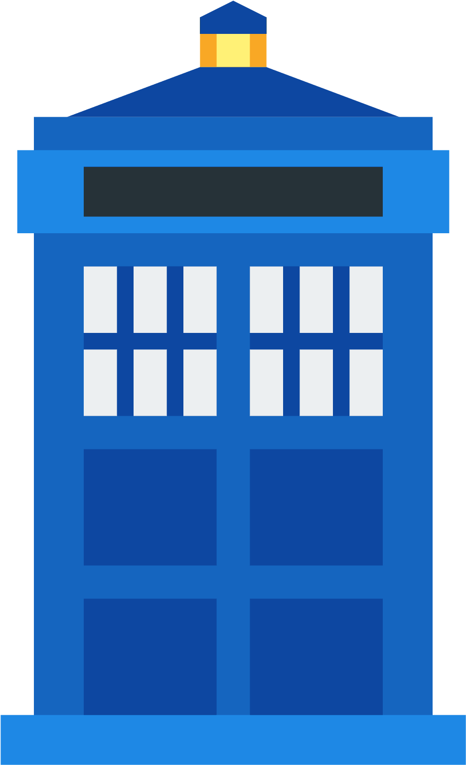 Tardis - Tardis Icon Clipart - Full Size Clipart (#500664) - PinClipart