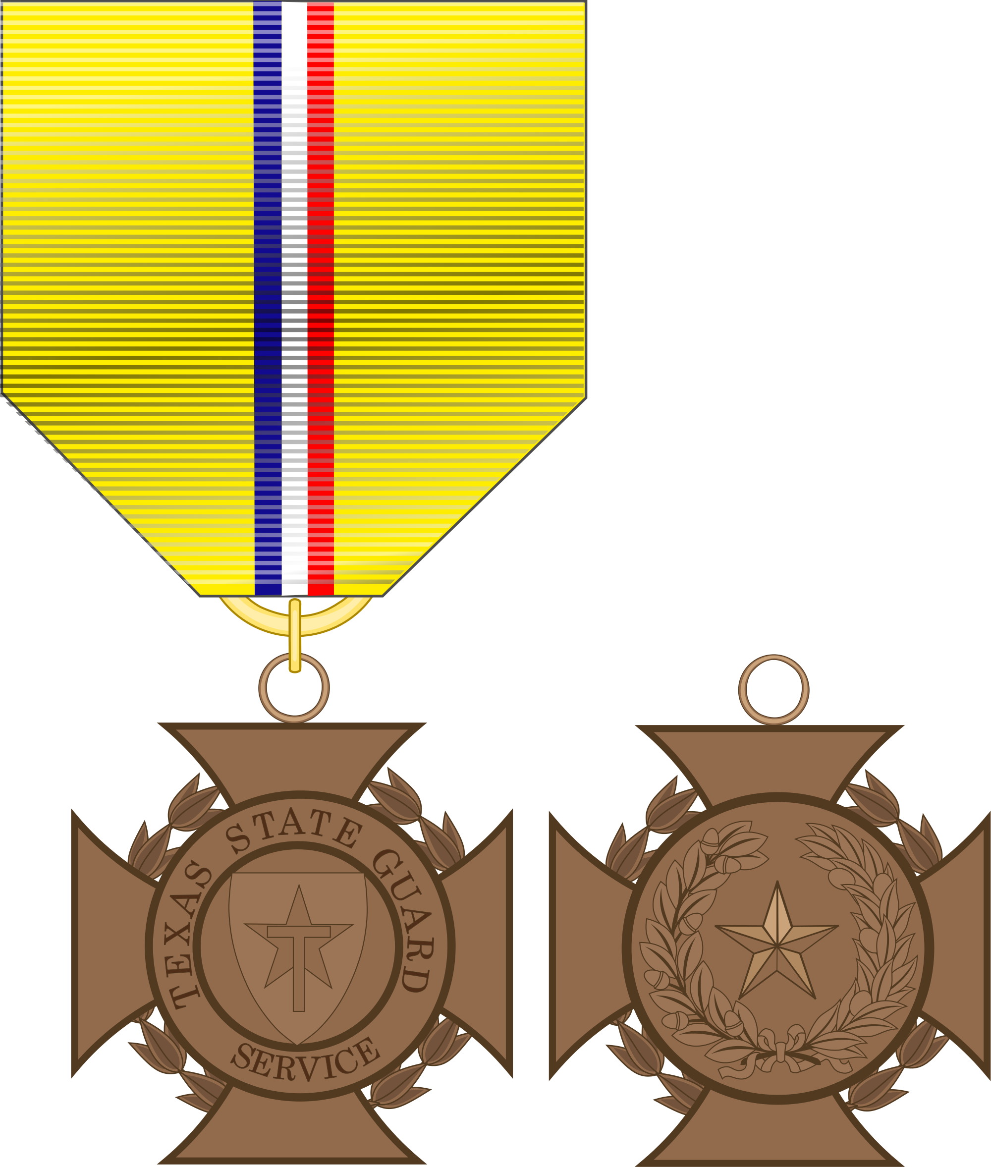 Open - Texas State Guard Service Medal Clipart - Full Size Clipart ...
