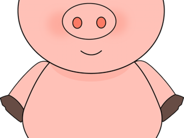 Pig Clipart - Dibujos De Chanchitos Animados - Png Download - Full Size ...