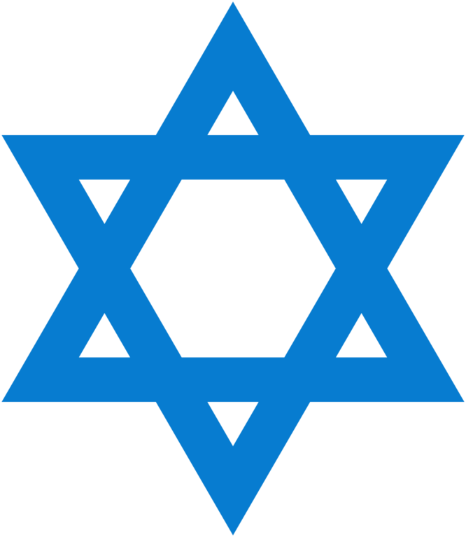 Star Of David, Courtesy Of Wikimedia Commons - Star Of David Blue ...