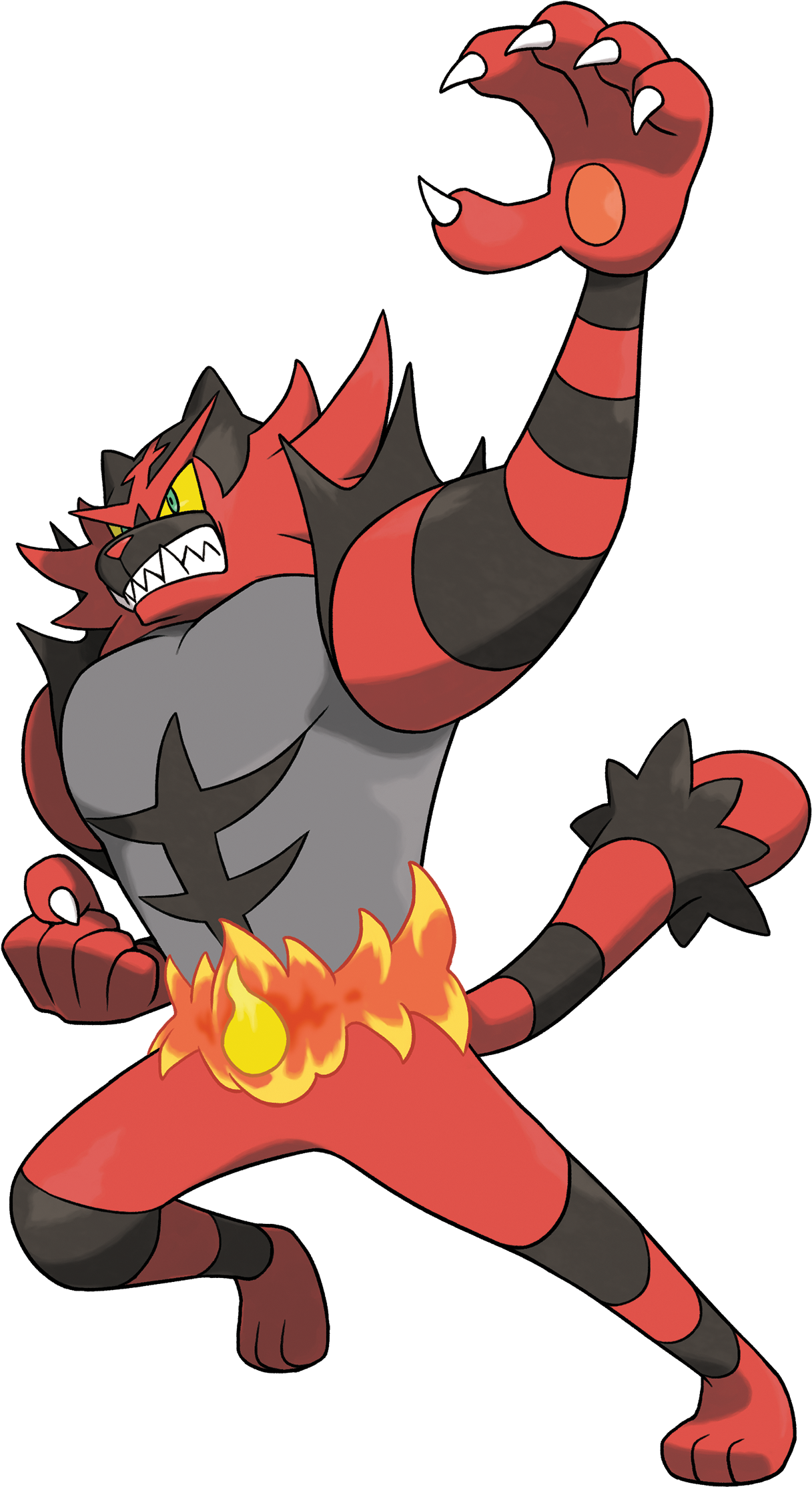 Gobble Gobble Gpz On Twitter - Pokemon Incineroar Clipart - Full Size ...