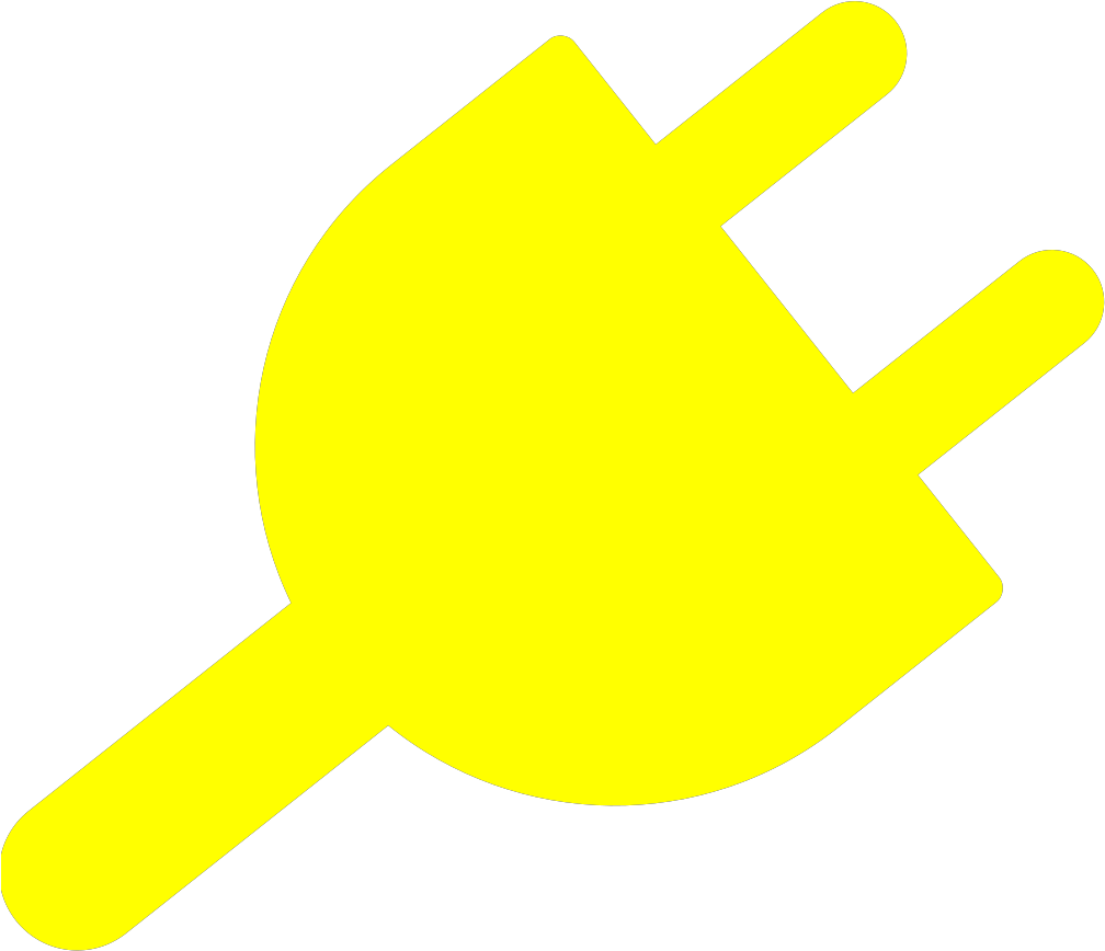 Electrical Plug Clip Art At Clker - Electric Symbol Yellow Png ...