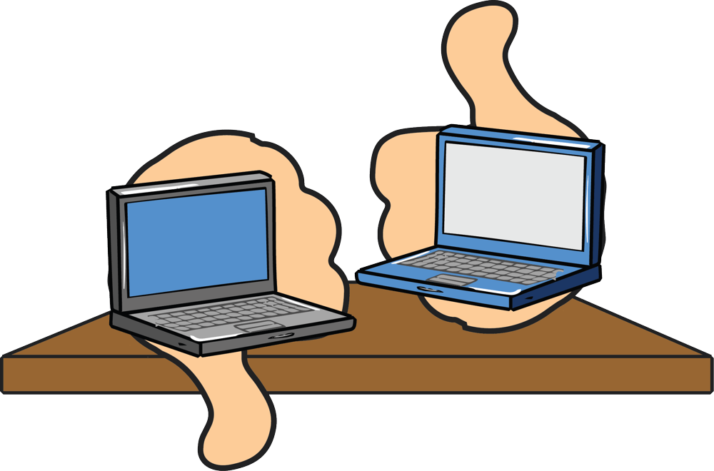 Laptop Selection & Installation - Computer Selection Clipart - Full ...