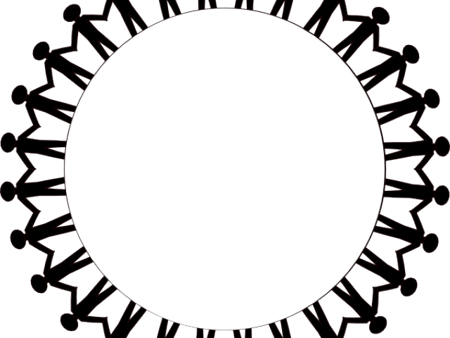 People Clipart Circle - People Holding Hands Around - Png Download ...
