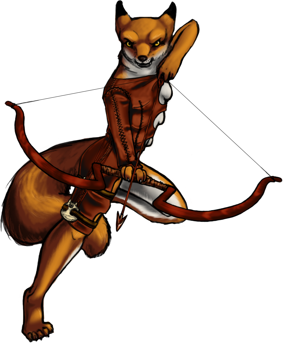 Fox Archetype - Furry Fox Rpg Clipart - Full Size Clipart (#517595 ...