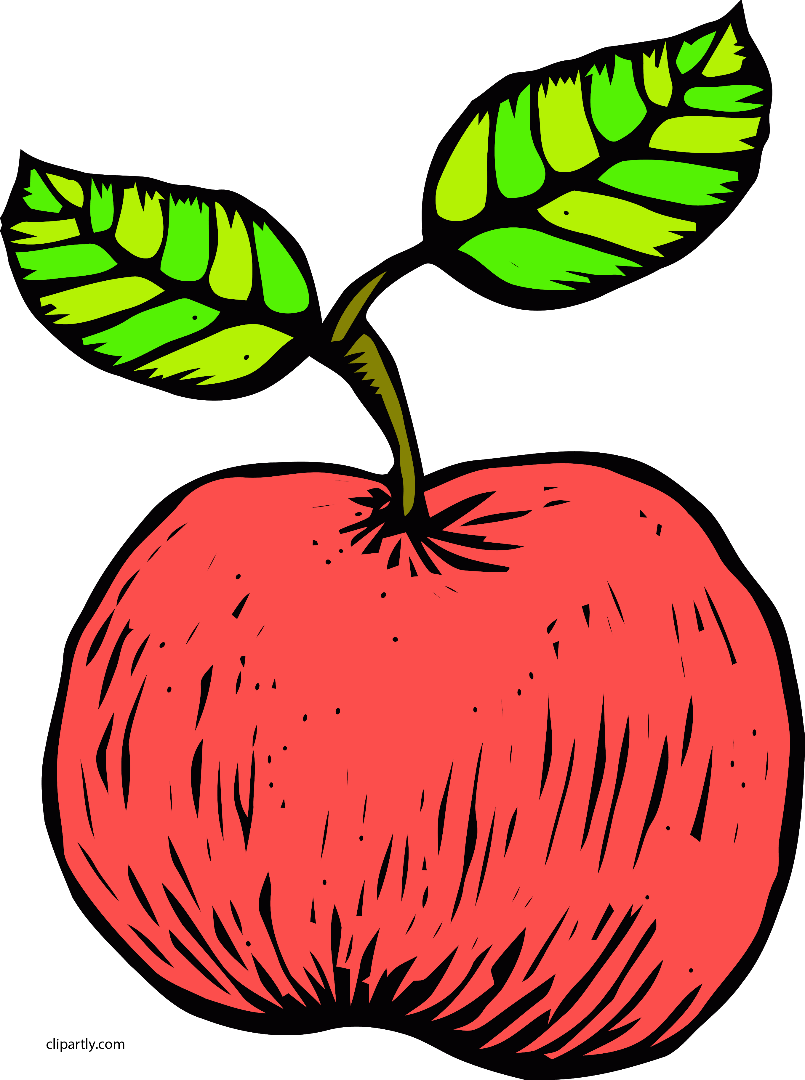 Getekende Appel Clipart - Full Size Clipart (#5192644) - PinClipart