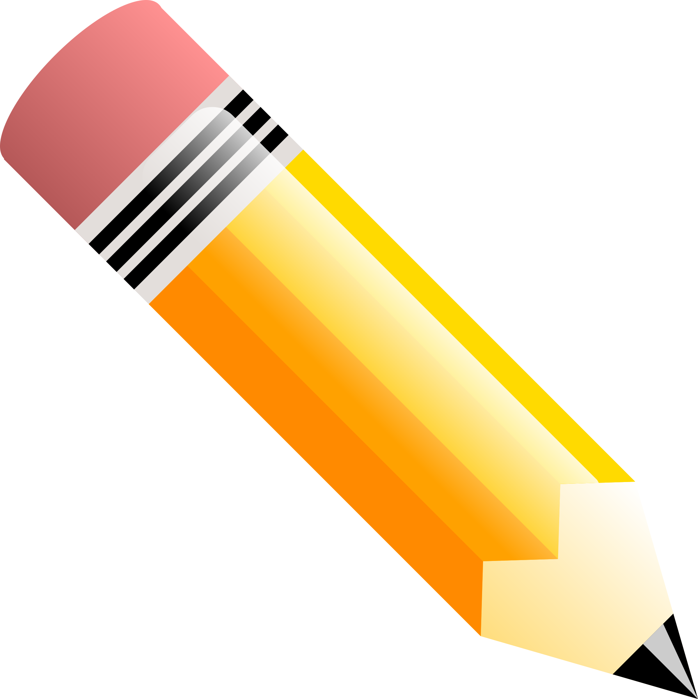 Download Transparent Sharp Clipart - Pencil And Sticky Note - Png ...