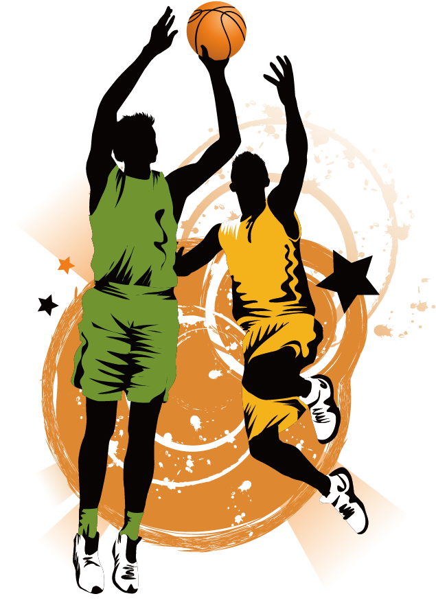 Slam Dunk Clip Png - Clipart Basketball Vector Png Transparent Png ...