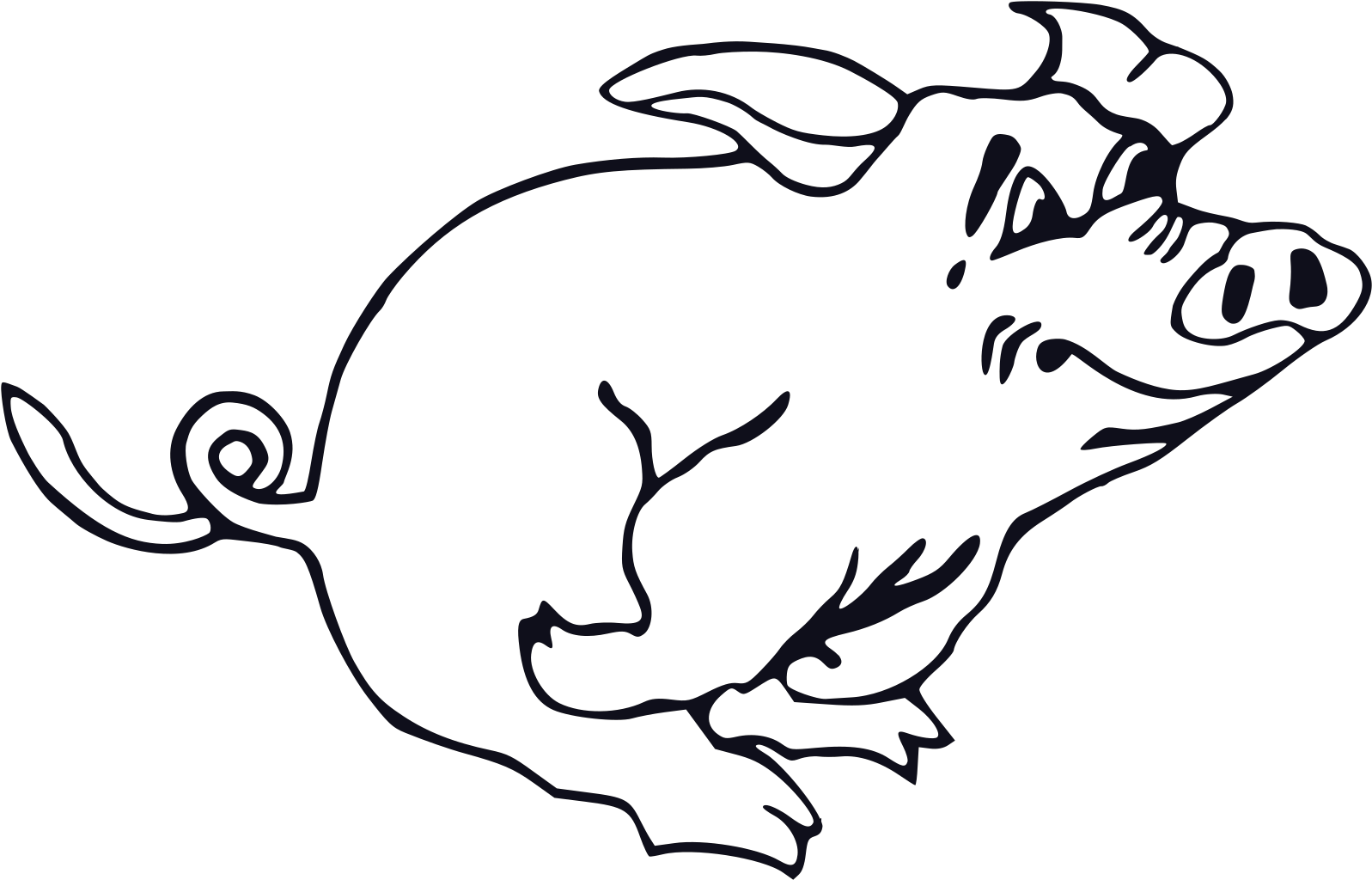 Snowball From Animal Farm Drawing Clipart - Full Size Clipart (#5195144 ...