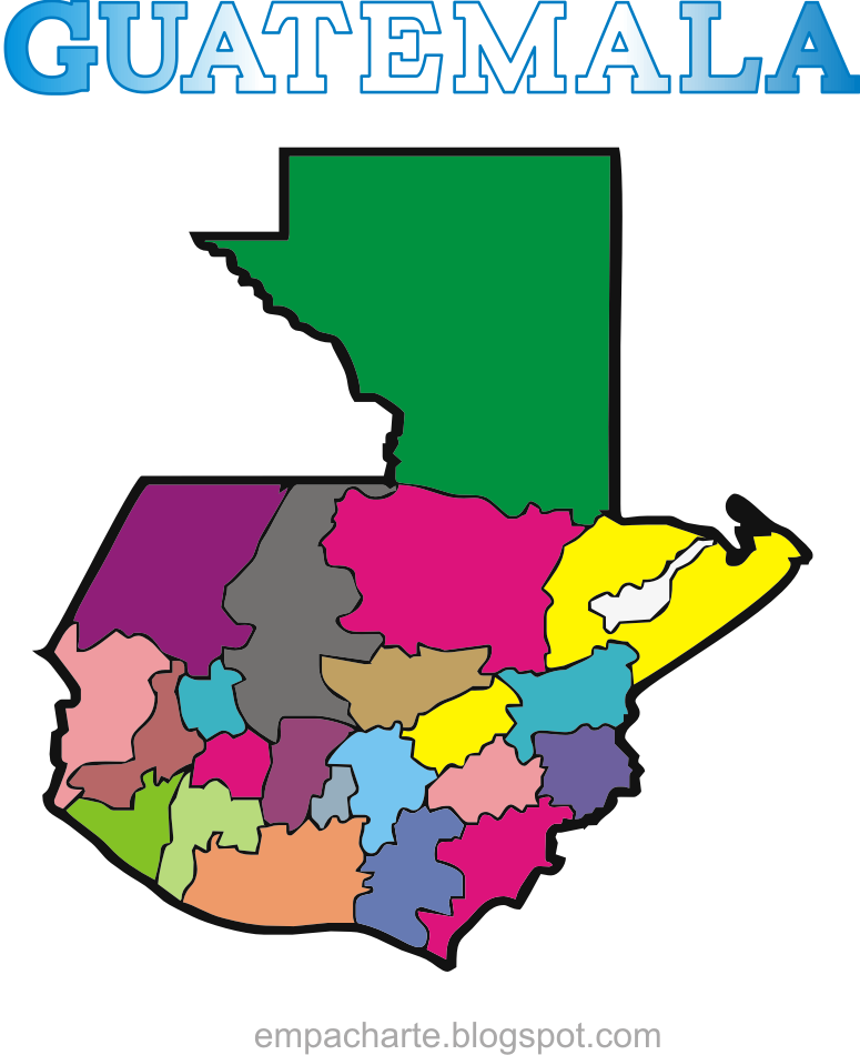 Mapa De Guatemala Vector Png Clipart - Full Size Clipart (#5196227 ...
