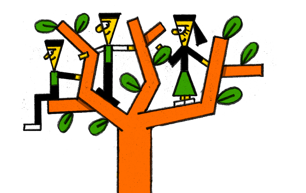 A Tree With People In It Clipart - Full Size Clipart (#525942) - PinClipart