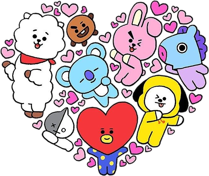 Download Bt21 De Amor Clipart (#5200881) - PinClipart