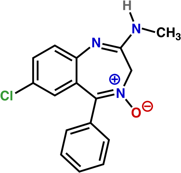 Chemical Structure Of Chlordiazepoxide Clipart - Full Size Clipart ...