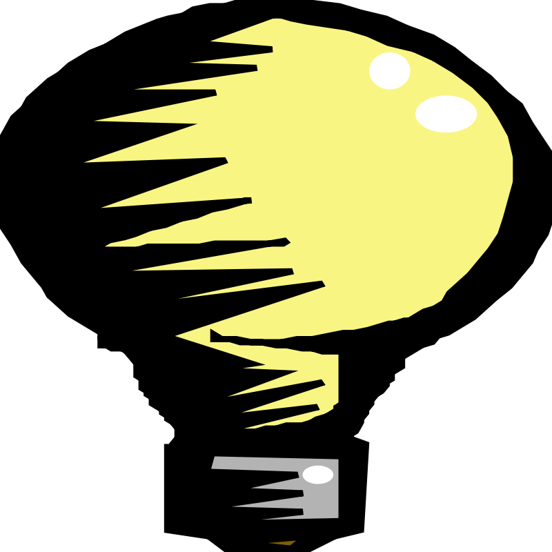 Light Source Clip Art Download - Royalty Free Light Bulb Public Domain ...