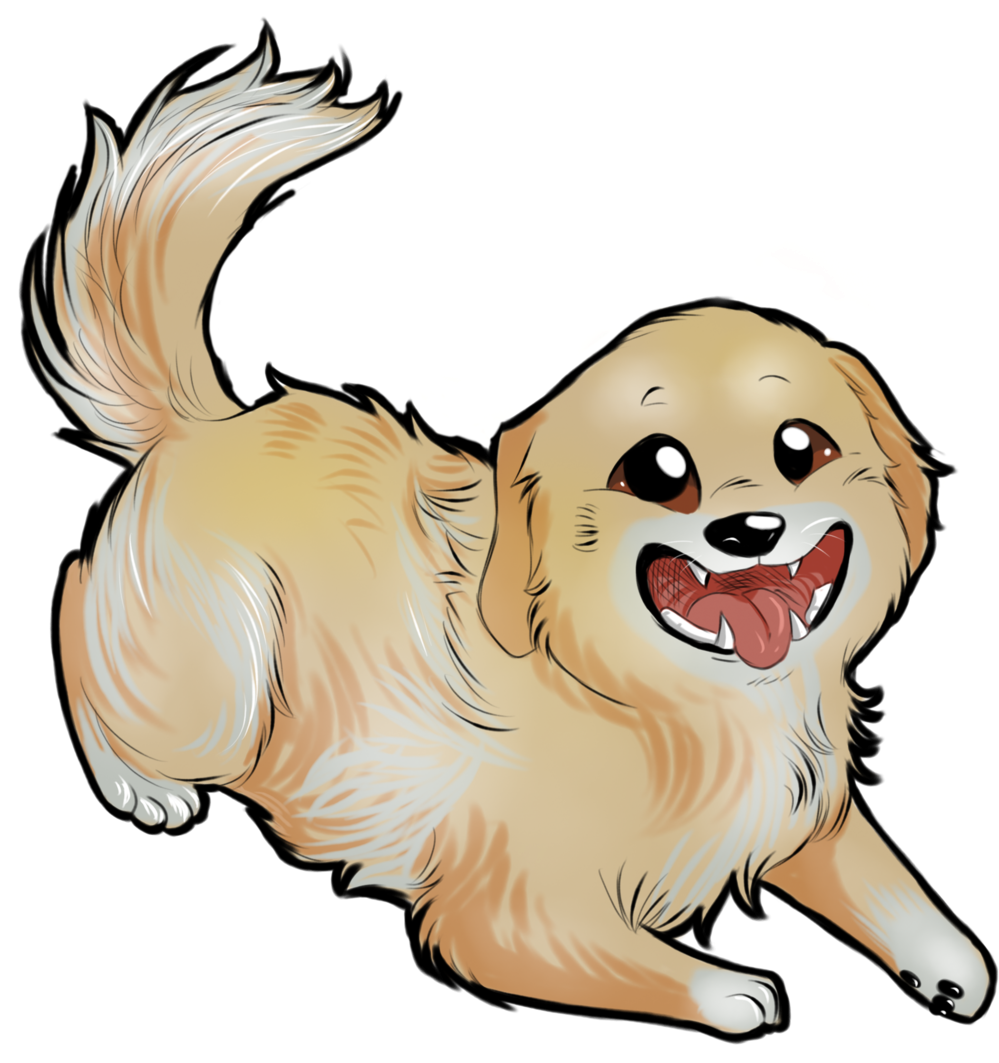 Download Chibi Golden Retriever - Retriever Clipart (#5203446) - PinClipart