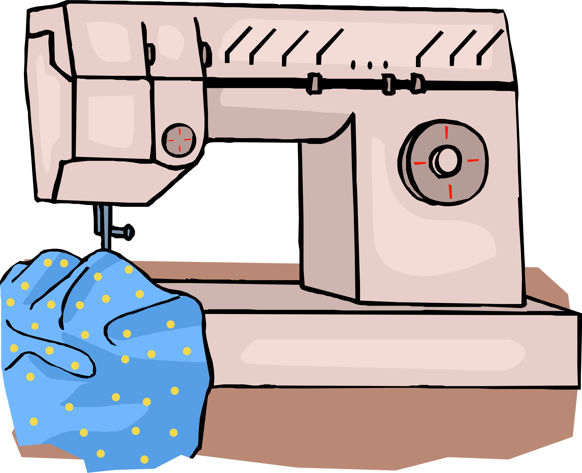 Machines Clip Art , Png Download - Cartoon Sewing Machine Clipart ...