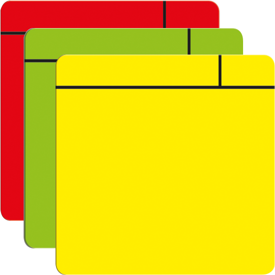 Red Yellow Green Post It Notes Clipart - Full Size Clipart (#5205063 ...