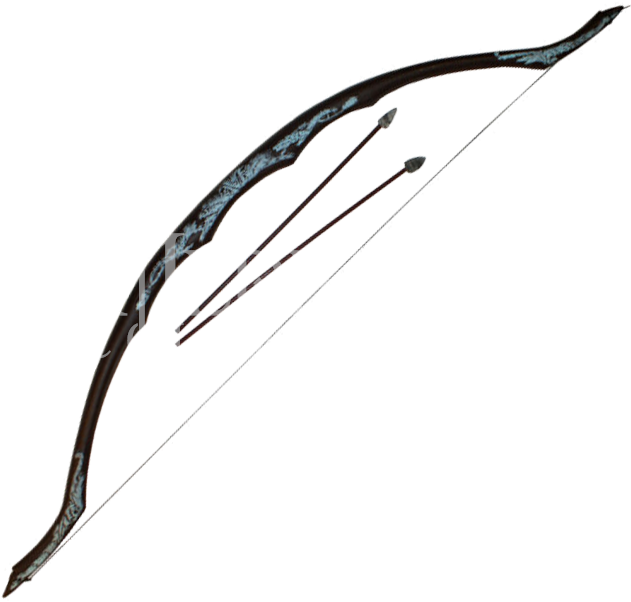 Transparent Bow And Arrow Clipart - Legolas Bow And Arrow - Png ...