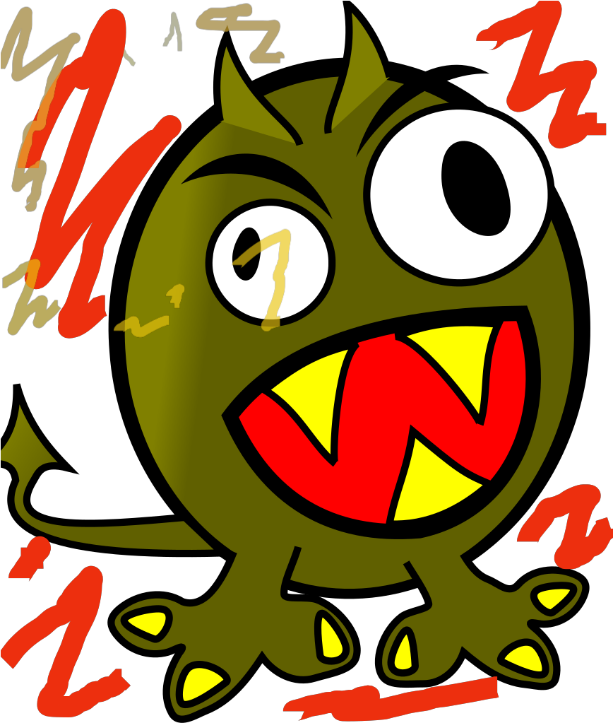 Little Beast Svg Clip Arts - Monster Clip Art - Png Download - Full ...