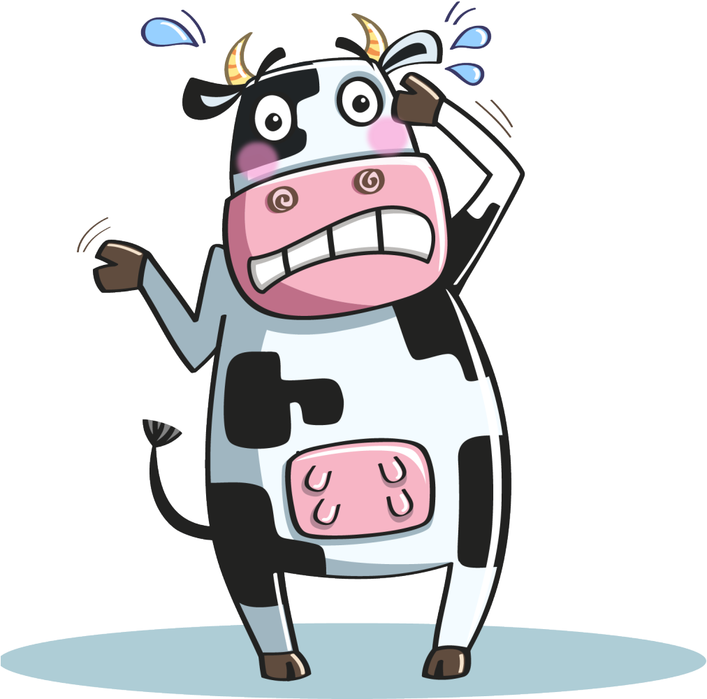 Surprise Cow Png Clipart - Full Size Clipart (#5205638) - PinClipart