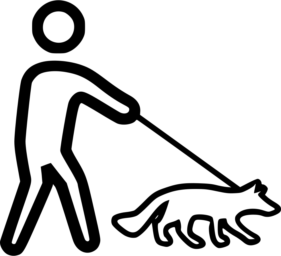 Dog Walking Clip Art - Transparent Dog Walking Clipart - Png Download ...