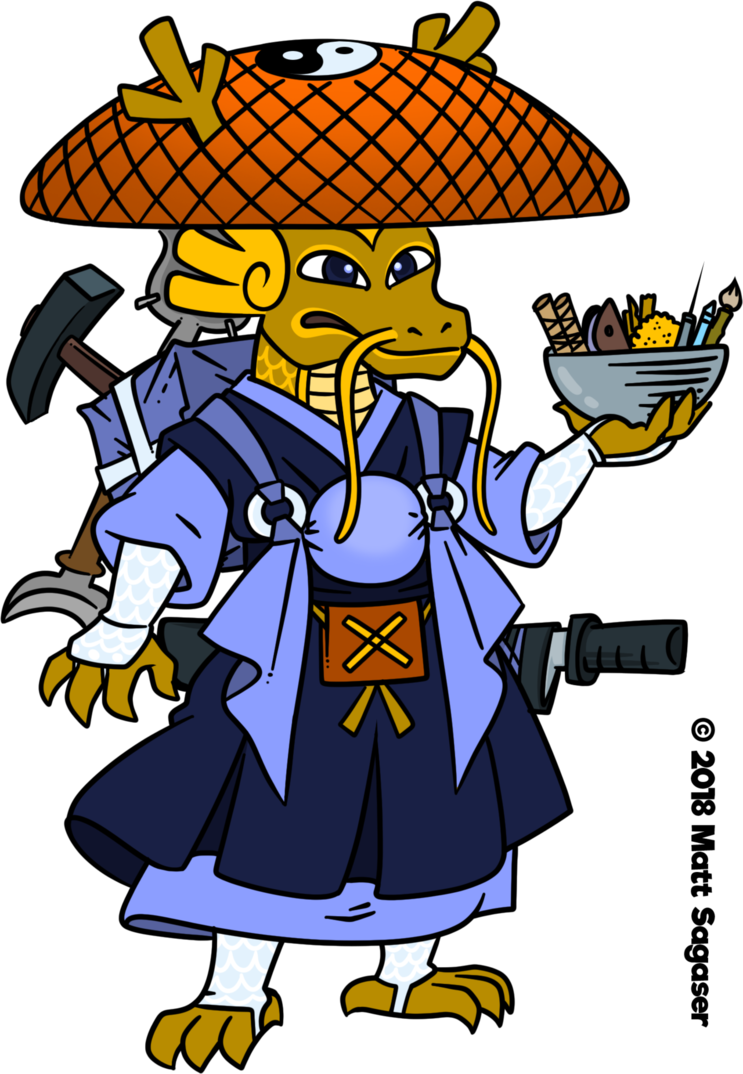 Cartoon Daimyo Drawing Clipart - Full Size Clipart (#5207469) - PinClipart