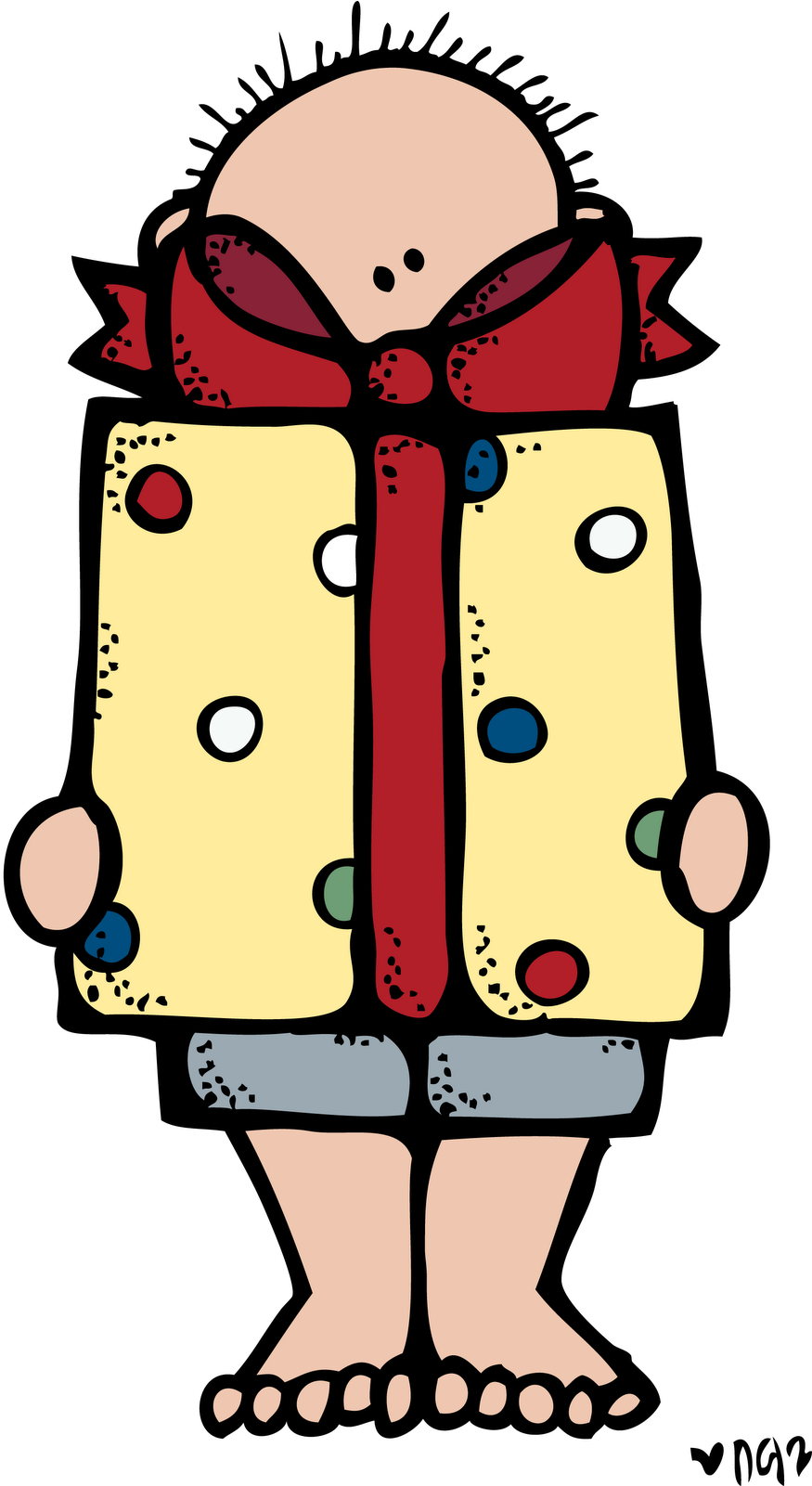 Hot Chocolate Clipart Melonheadz - Melonheadz Clipart Free Present ...