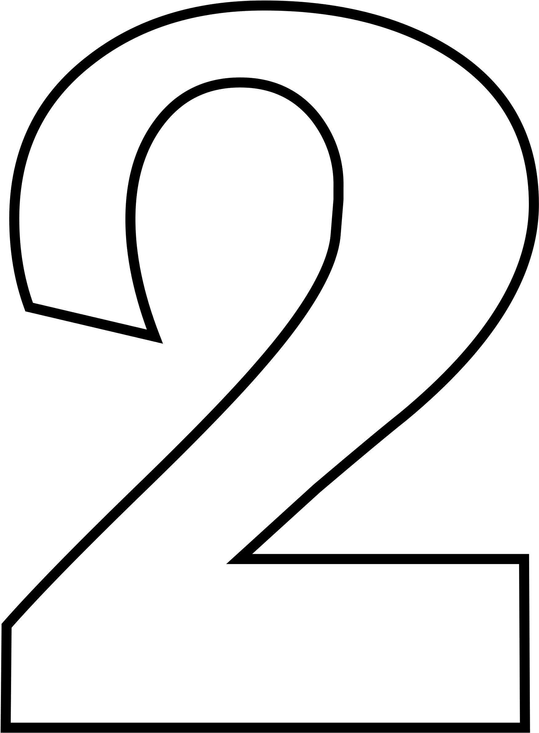Classic Alphabet Numbers 2 At Coloring Pages For Kids Two Black And Classic Alphabet Numbers 2 At Coloring Pages For Kids Two Black And