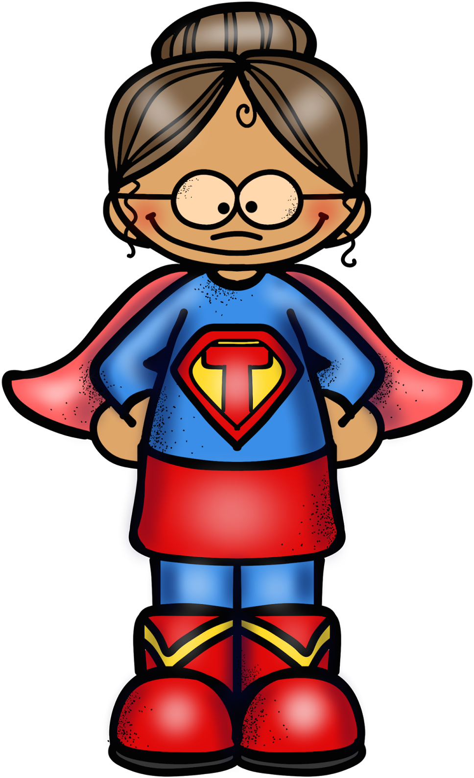 Thumb Image - Super Hero Teacher Clip Art - Png Download - Full Size ...