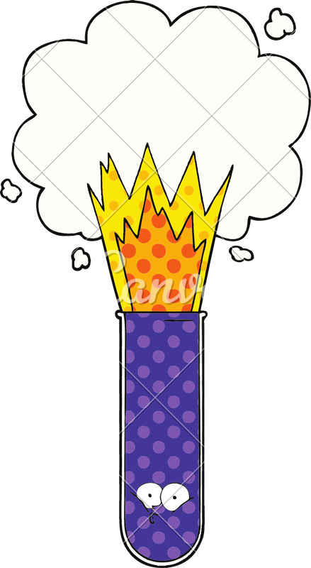 Test Tube Clipart Exploding - Exploding Test Tube Art Free Transparent ...