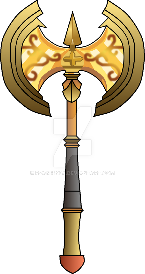 Adventure Quest Artix Holy - Holy Axe Clipart - Full Size Clipart ...