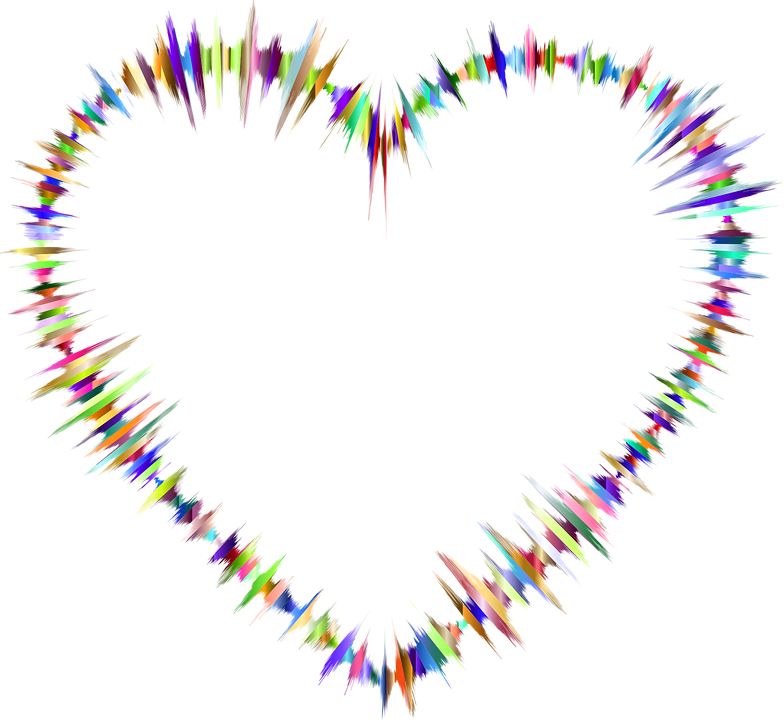 Sound Wave Clipart Music Wave - Sound Wave Heart Art - Png Download ...