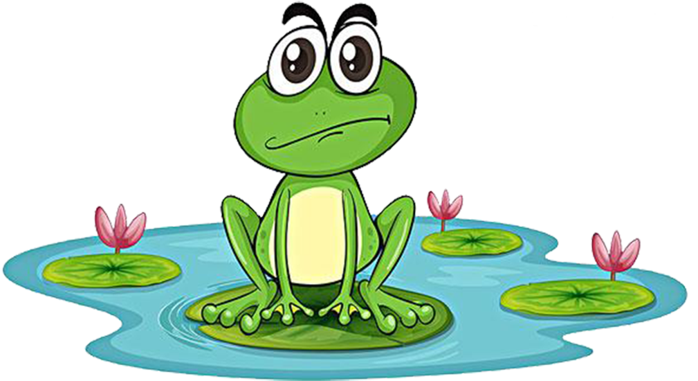 Toad Clipart Many Frog - Frog In A Pond Clip Art - Png Download - Full ...