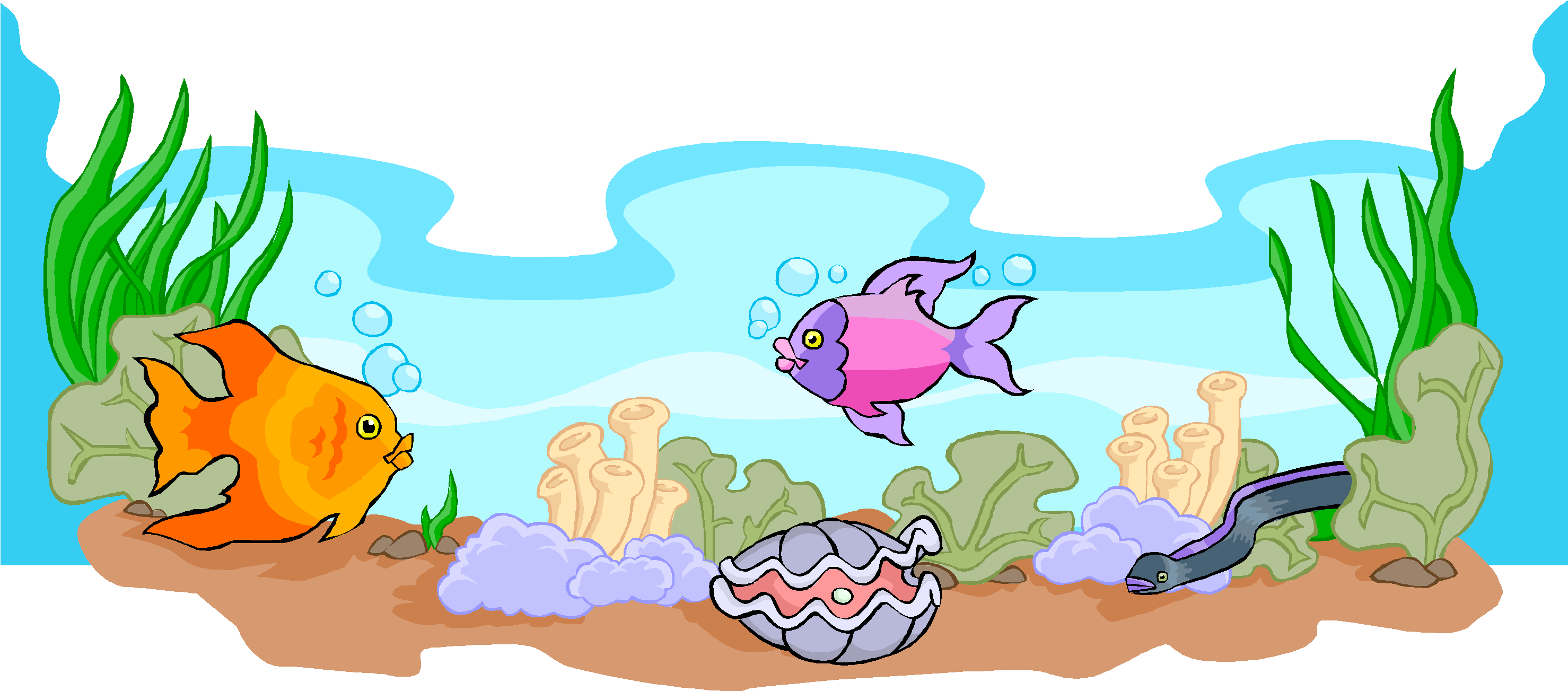 28 Collection Of Ocean Ecosystem Clipart - Fish In The Sea Clipart ...