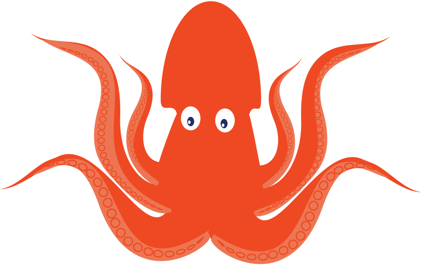 Octopus Clipart Under Sea - Illustration - Png Download - Full Size ...