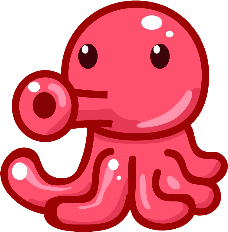 Octopus Emoji Clipart - Octopus Emoji - Png Download - Full Size ...