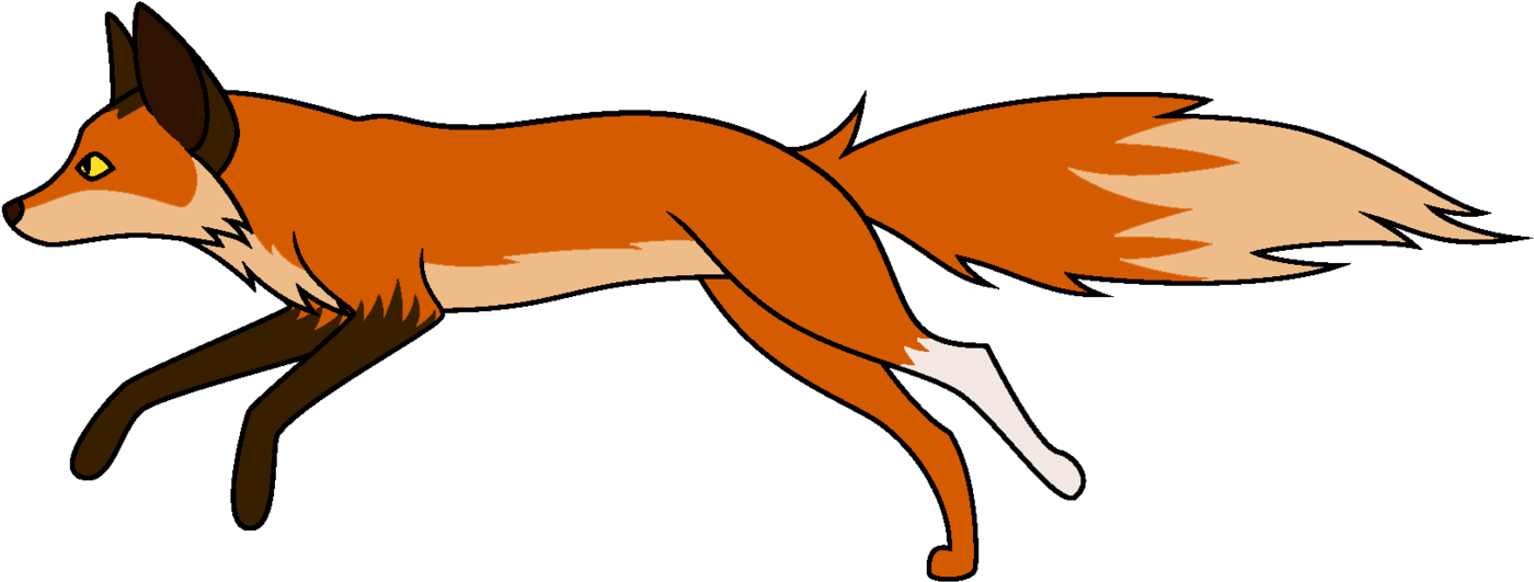 Clipart Fox Running, Clipart Fox Running Transparent - Fox Running ...
