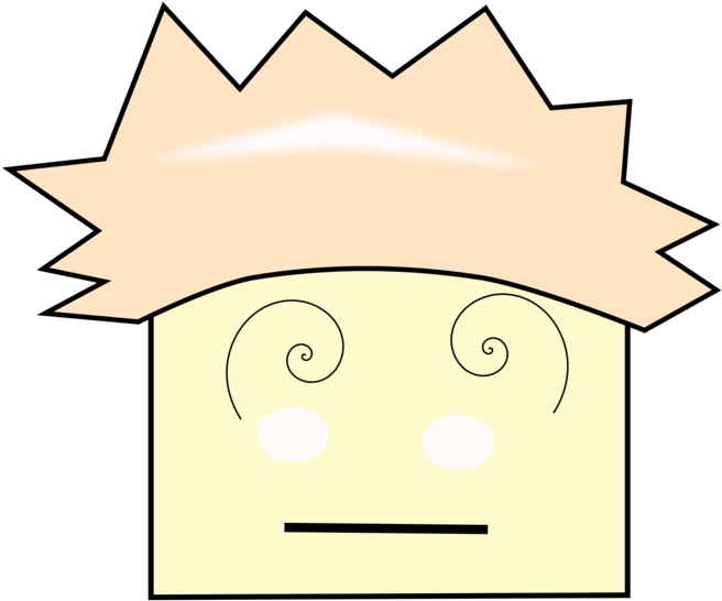 Rectangle,line Art,head - Cartoon Clipart - Full Size Clipart (#5217959 ...