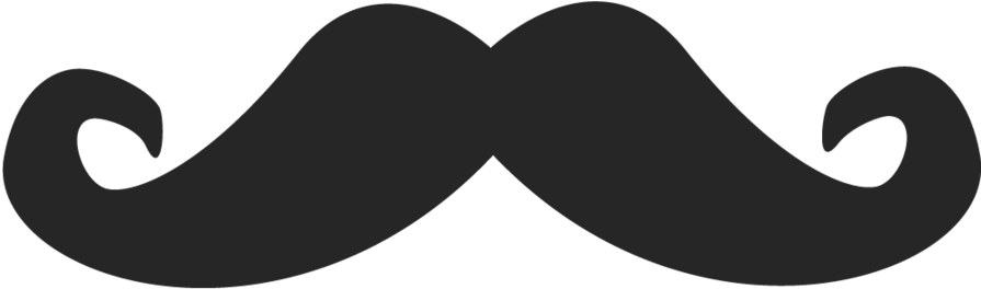 Download Vector Mustache - Clipart Best - Cartoon Mustache Transparent ...