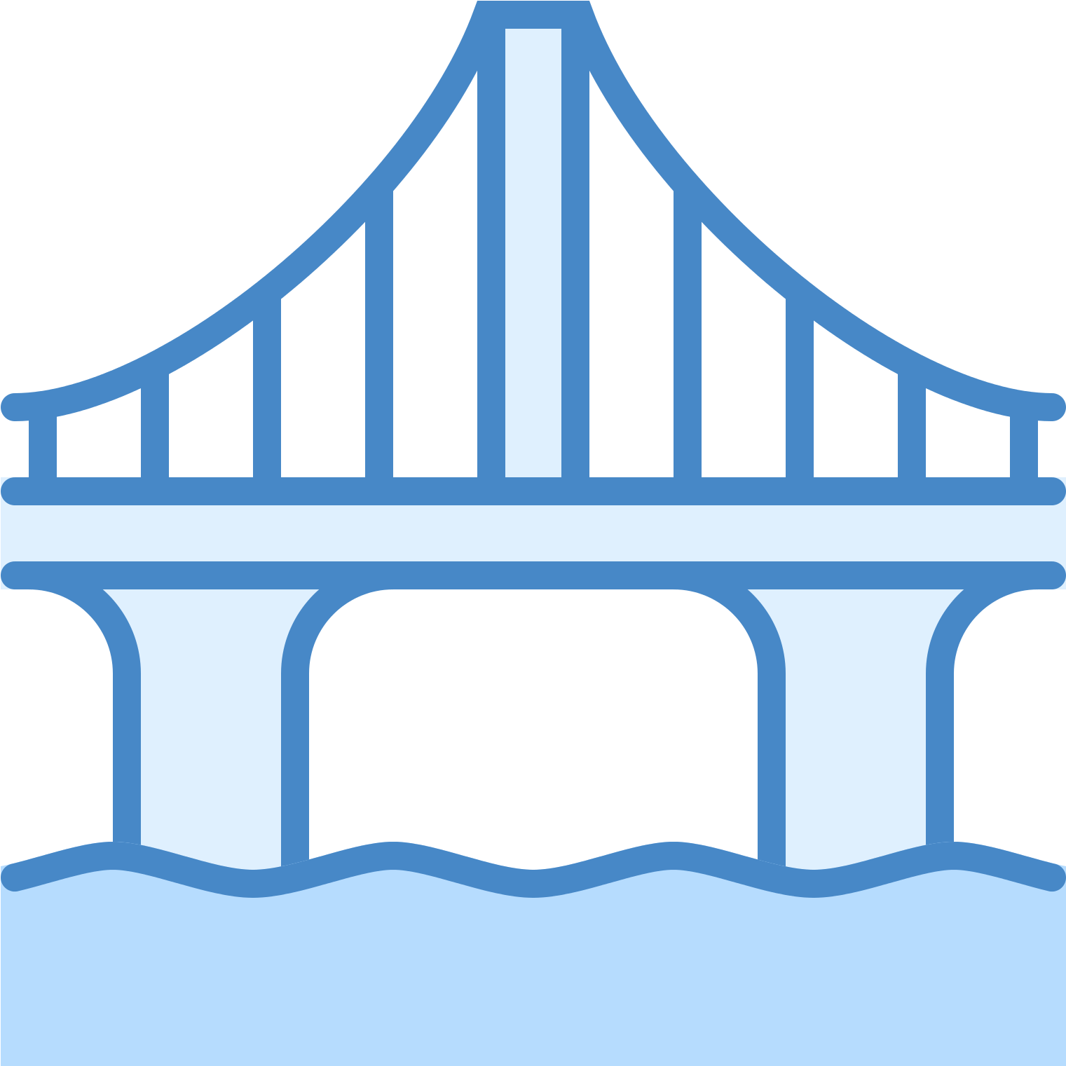 Download Bridge Clipart Icon - Icon - Png Download (#5219462) - PinClipart