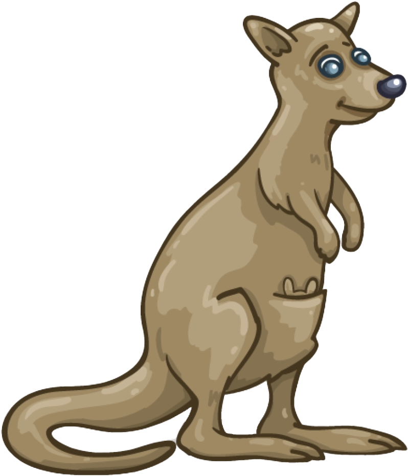 Kangaroo Wallaby Png Clipart - Wallaby Transparent - Full Size Clipart ...