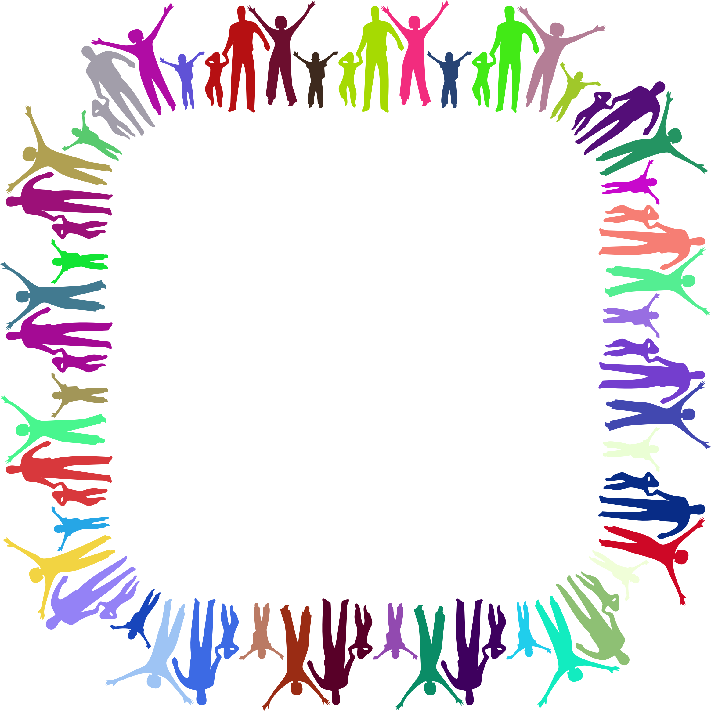 Family Small Prismatic Big - Clipart Family Circle - Png Download ...