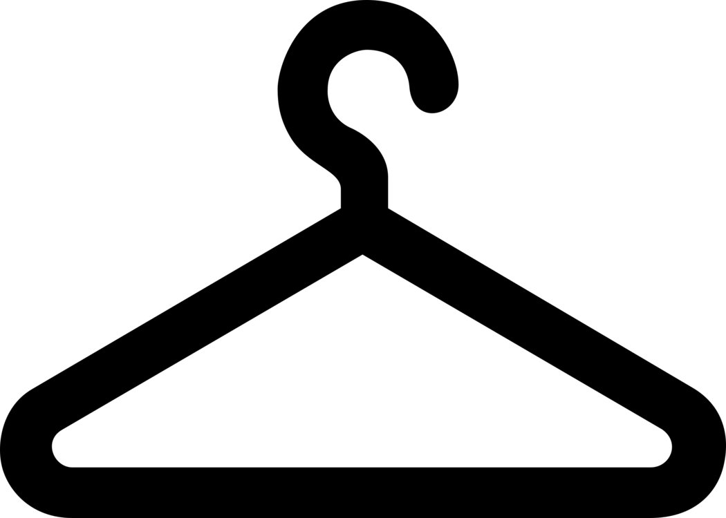 Triangle,area,symbol - Clothes Hanger Icon Clipart - Full Size Clipart ...