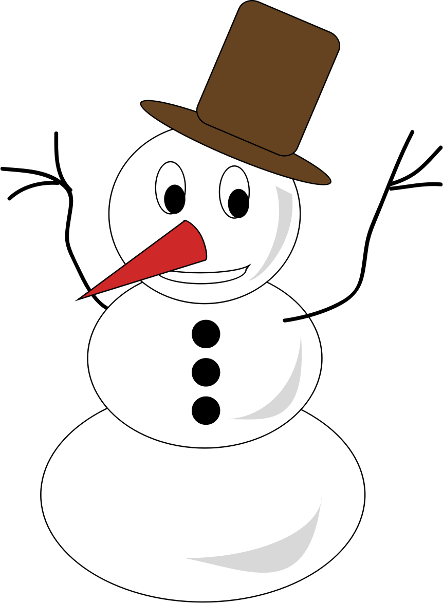 Download Snowman,line Art,costume Hat - Snowman Clipart (#5222666 ...